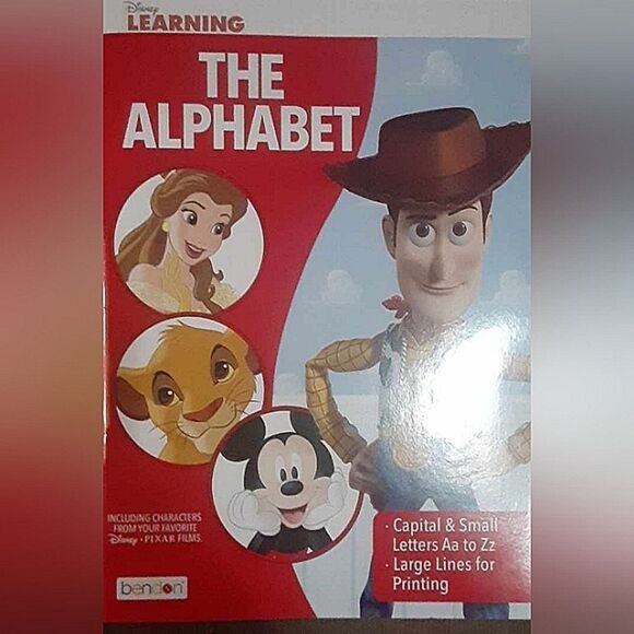 Bendon | Other | Disneythe Alphabet Workbook New | Poshmark